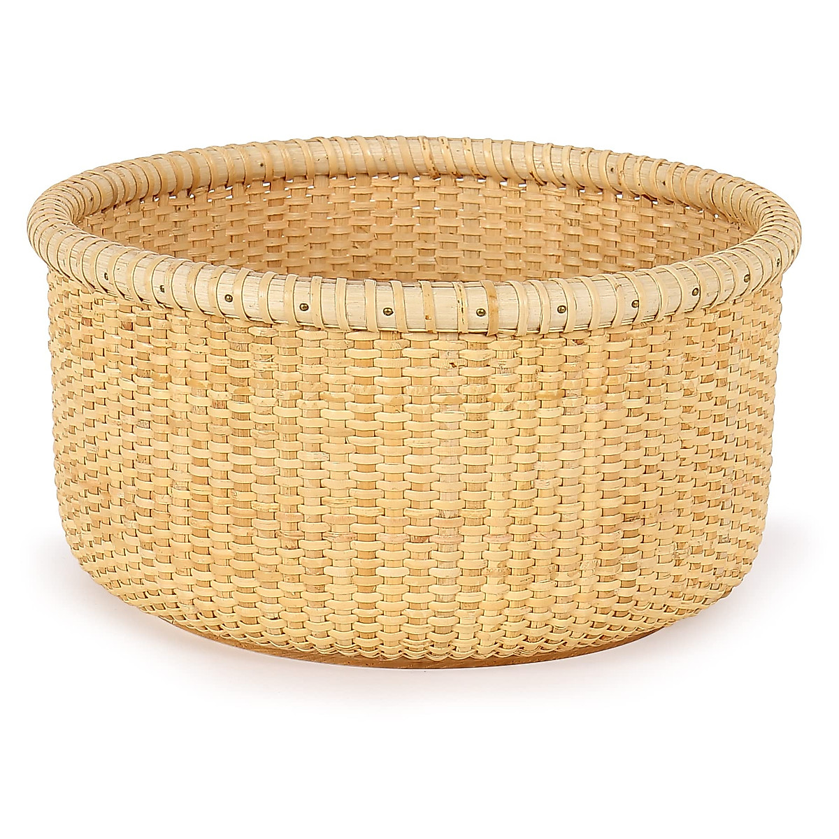 Teng Tian Nantucket Basket Basket Tea Fruit Basket handicraft Storage Basket Desktop Organizer Woven Rattan Handwoven rattanStorage Basket and Home Organizer Bins