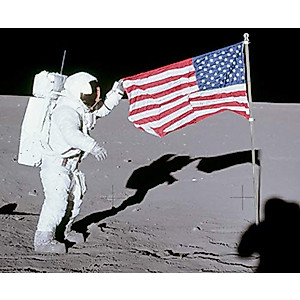 6FT Flag Pole Kit,Stainless steel Heavy Duty American US Flagpole, Rustproof for Outdoor Garden Roof Walls Yard House(Without Bracket)