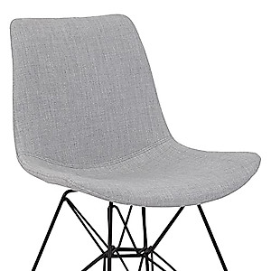 Armen Living Palmetto Dining Chair, Gray