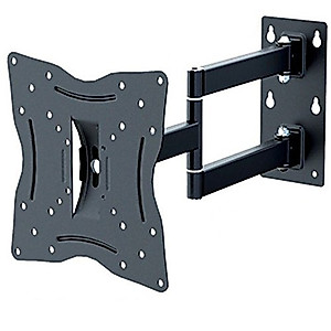 2xhome - TV Wall Mount Bracket - LED LCD Plasma Smart 3D WiFi Flat Panel Screen Monitor Moniter Display Displays - Full Motion 15° degree degrees Tilting Extendible Extending Swivel Articulating Heavy Duty