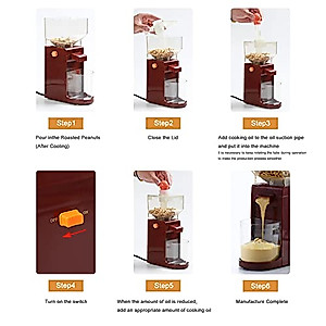 DBSUN Home Peanut Butter Machine Make Small Cooking Large Volume Grain Grinder Peanuts Cashews Almonds Hazelnuts Cereal Mill