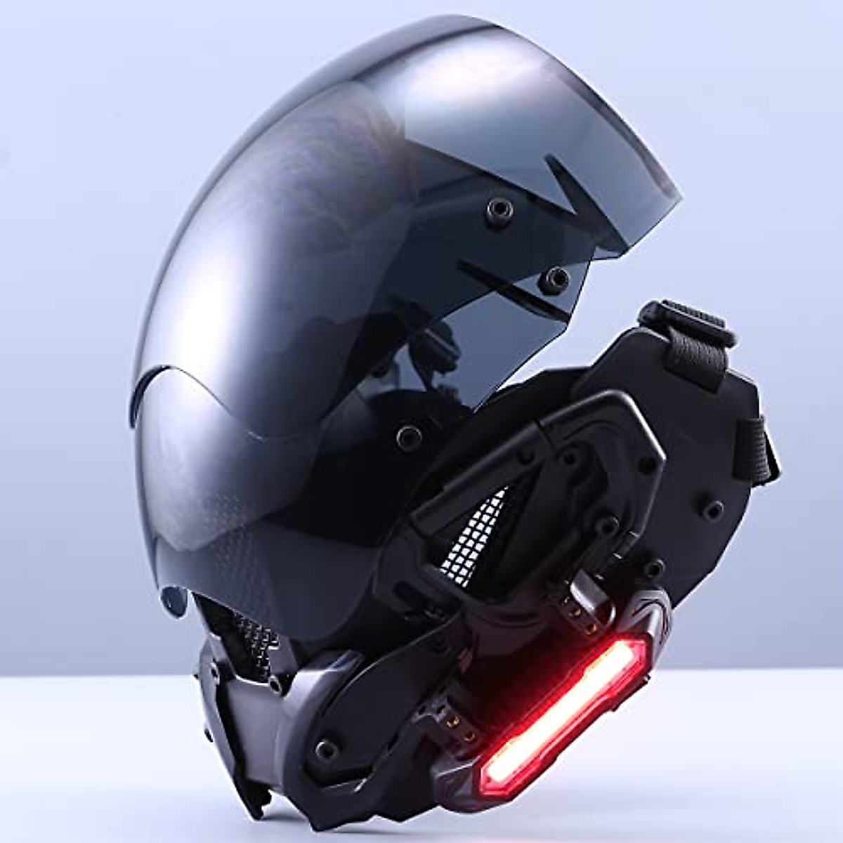 Marikito Cyberpunk Mask Helmet Futuristic Mask Techwear Mask Sci Fi Mask Gothic Mask Halloween Cosplay Costume Mask Suitable For Any Adult