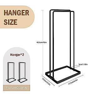 TXINBT 2 Pack Hanger Organizer,Clothes Hanger Stacker for Closet Laundry Room，Can accommodate 110 Wire Hangers，Hanger Storage That fits Hangers