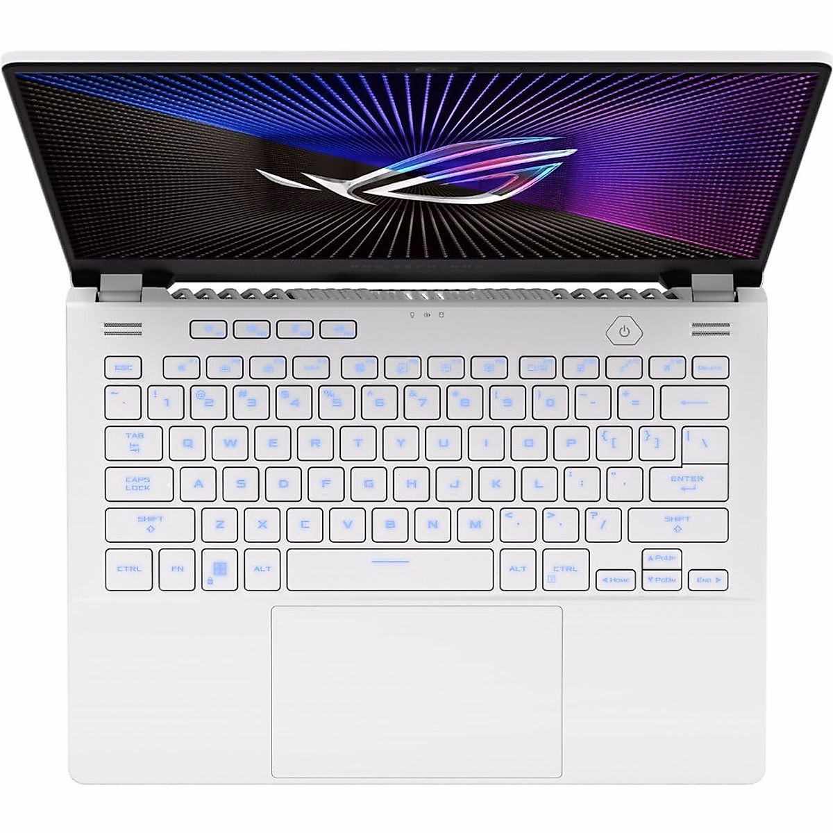 Asus ROG Zephyrus G14 Gaming Laptop 14" QHD+ 165Hz 500nits AMD 8-Core Zen4 Ryzen 9 7940HS (>i9-12900H) 48GB RAM 2TB SSD GeForce RTX 4060 8GB Graphic Backlit USB4 Fast Charging Win11 White + HDMI Cable