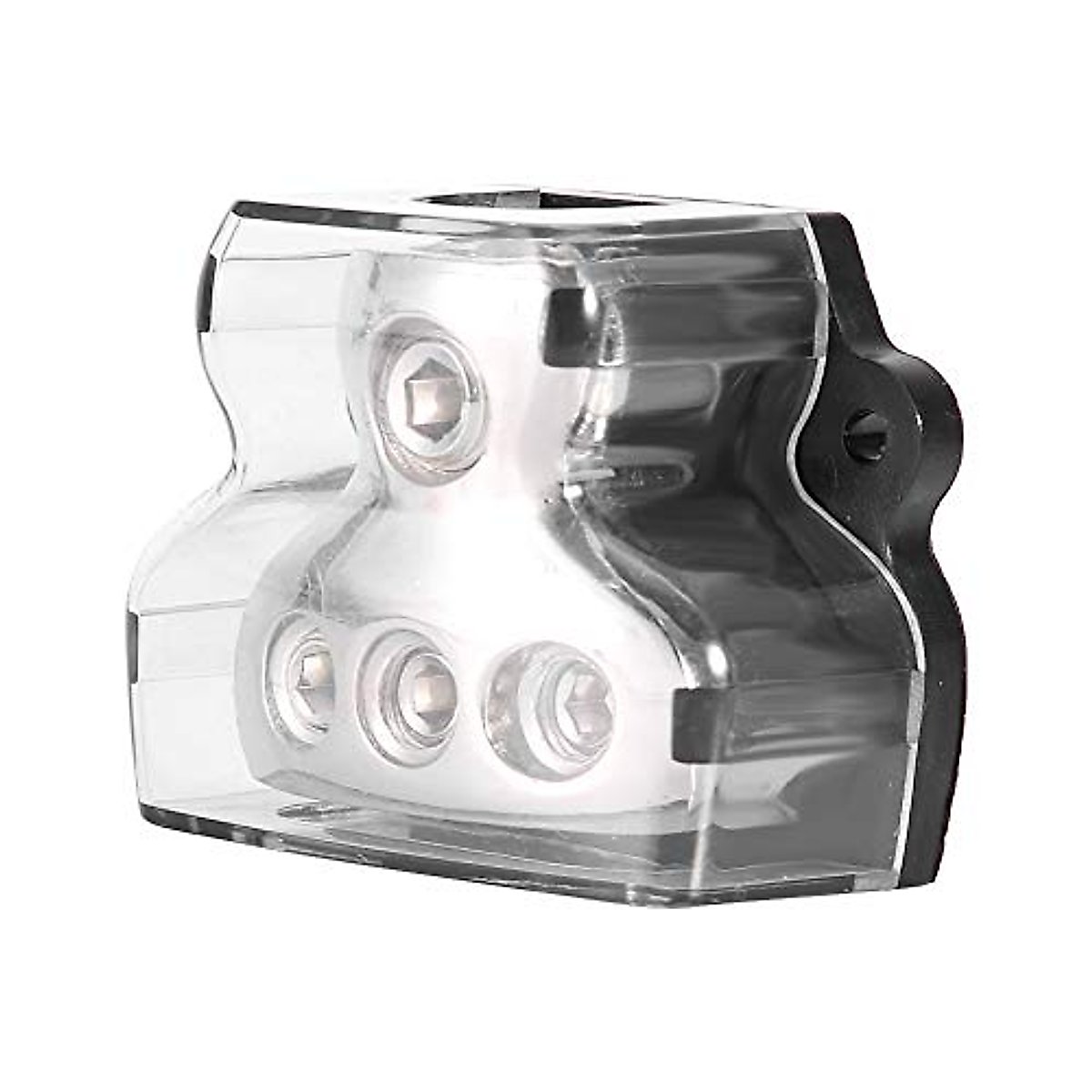 Power Distribution, Alloy Plastic Car Audio T Type Power Supply Distribution 1 * 0GA In 3 * 4GA Out Block Splitter