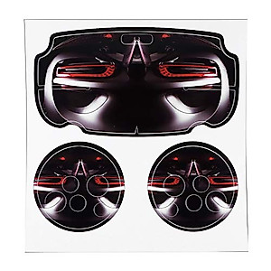 VR Glasses Protective Sticker, VR Headset Stickers Comfortable for Quest 2(Wild Hour)