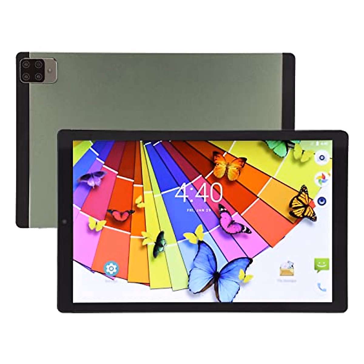 Office Tablet Night Mode 10 Inch IPS US Plug 100-240V HD Tablet 3 Card Slots Aluminum Alloy Work (U.S. regulations)