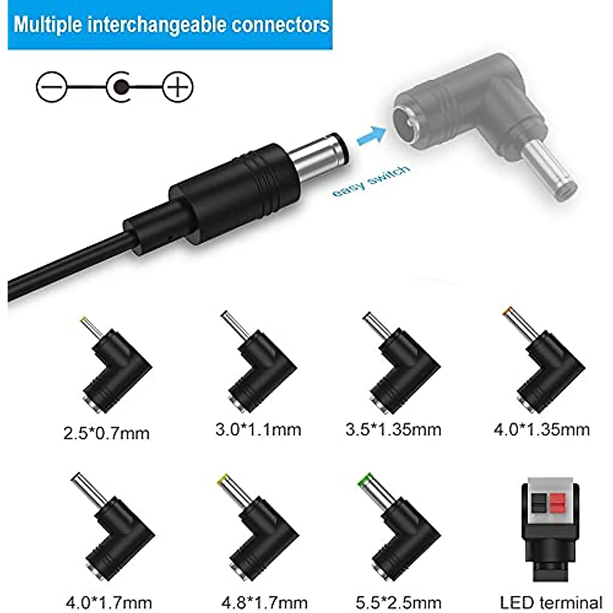 12V Car Charger for Portable DVD Player, Universal Car Cigarette Lighter Power Cord for DBPOWER, Sylvania, RCA DVD Player, Snailax Seat Cushion, Spectra S1 S2 Breast Pump Adapter Supply 6.6FT