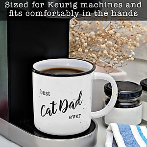 MAINEVENT Best Cat Dad Ever Mug 11 Ounce, Novelty Coffee Mug, Cat Mug Dad, Best Cat Dad Mug, Cool Mug, Best Cat Dad Coffee Mug, Cat Dad Mug Men, Cat Dad Gifts Mug Cat Lover Gifts Men from Mama