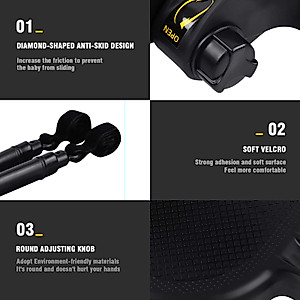 Honhill Mini Buggy Board, Stroller Glider Board with Velcro Adjustment Strap Seat Standing Board for Baby Jogger Travel Pram Pushchair Removable Connector Seat and Assembling (Pink)