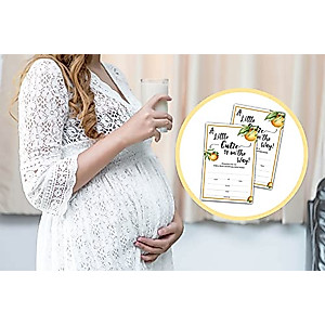 Nopoben Baby Shower Invitations and Envelopes, Cutie Baby Shower Invitations, Greenery Baby Shower Gender Reveal Party Supplies 25 Cards With Envelopes -(020bbyaoqing)