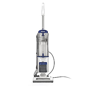 Shark NV141 Navigator Anti-Allergen Plus Upright Vacuum with HEPA Filtration, XL Large Cup Capacity, Dusting Brush, Crevice Tool & Wide Upholstery Tool for Multi-Surface Cleaning, White, 2.9 Qt