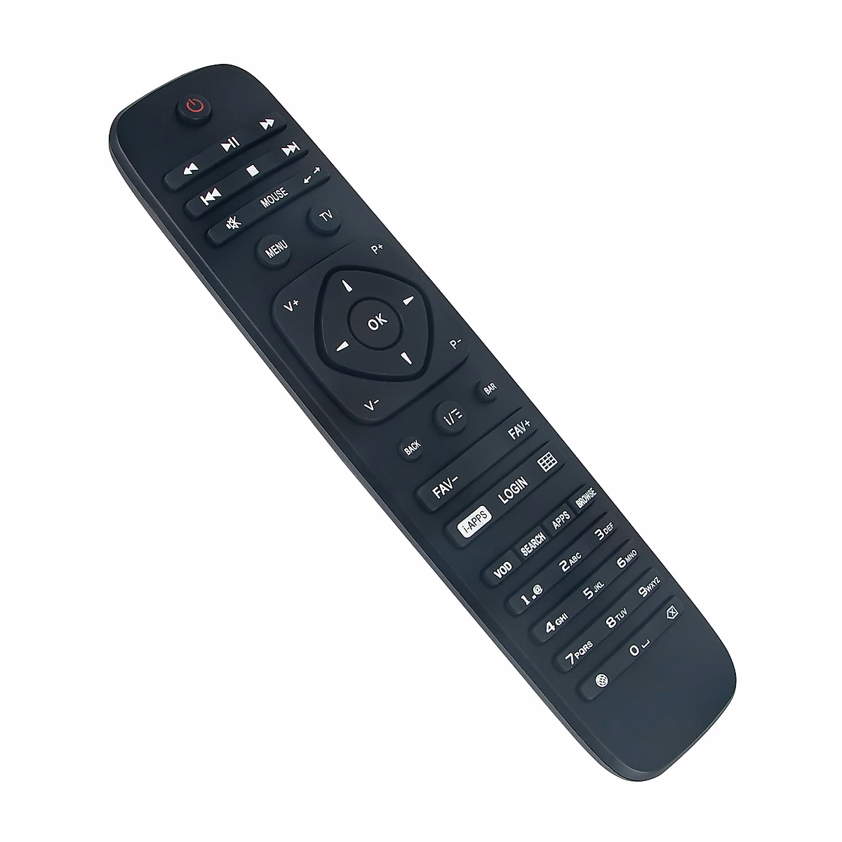 Allimity Replaced Remote Control Fit for KARTINA TV Comigo Quattro IPTV Box