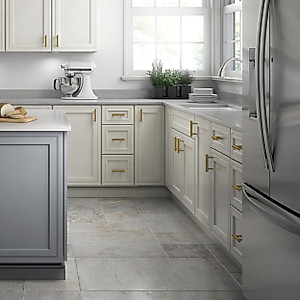 Franklin Brass Oversized Bar (1-Pack) Cabinet Handles 3" Hole to Hole Satin Gold Kitchen Cabinet Pulls Drawer Handles Cabinet Hardware Dresser Drawer Pulls P41883K-117-C