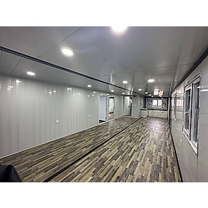 Generic Foldable Luxury Villa Expandable Portable House Foldable Container House 40 ft conter Homes, wihte