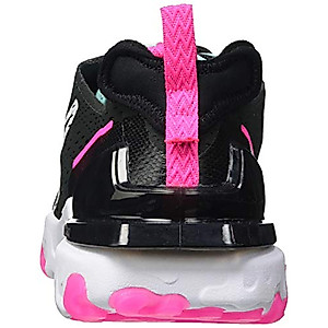 NIKE Women's NSW React Vision Running Shoe, Dk Smoke Grey White Pink Blast Tropical Twist Black, 7.5