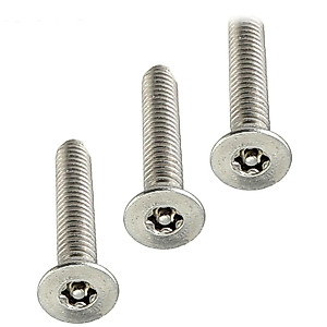 Stainless Steel Torx Security Flat Head Machine Screw Kit Hardware 8-32 x 1/2" Pack of 100 Fastener Set LS11265F