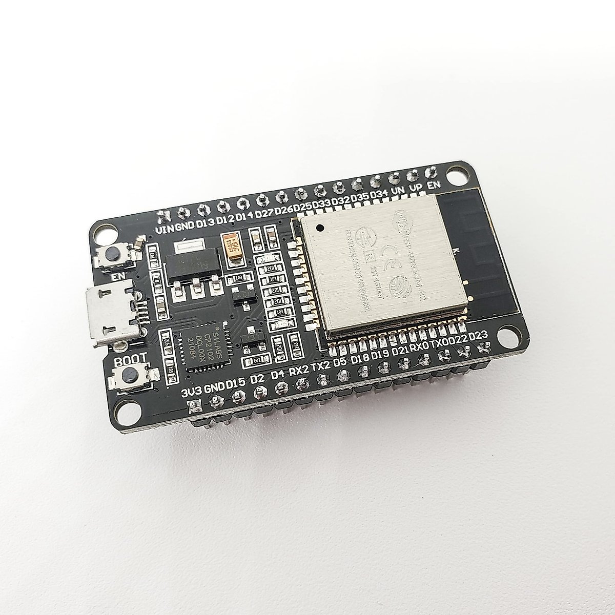 Sonilco ESP32S ESP32 ESP-WROOM-32 Development Board 2.4GHz Dual-Core CPU with Low Power Consumption MCU ESP-32 Wi-Fi Microcontroller for Arduino 30Pin (1 Pack)