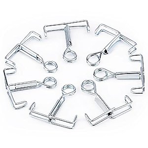 stonylab Mohr’s Pinchcock, 7 Pack Steel Tubing Clamps Mohr Pinchcock Clamps for Laboratory Research