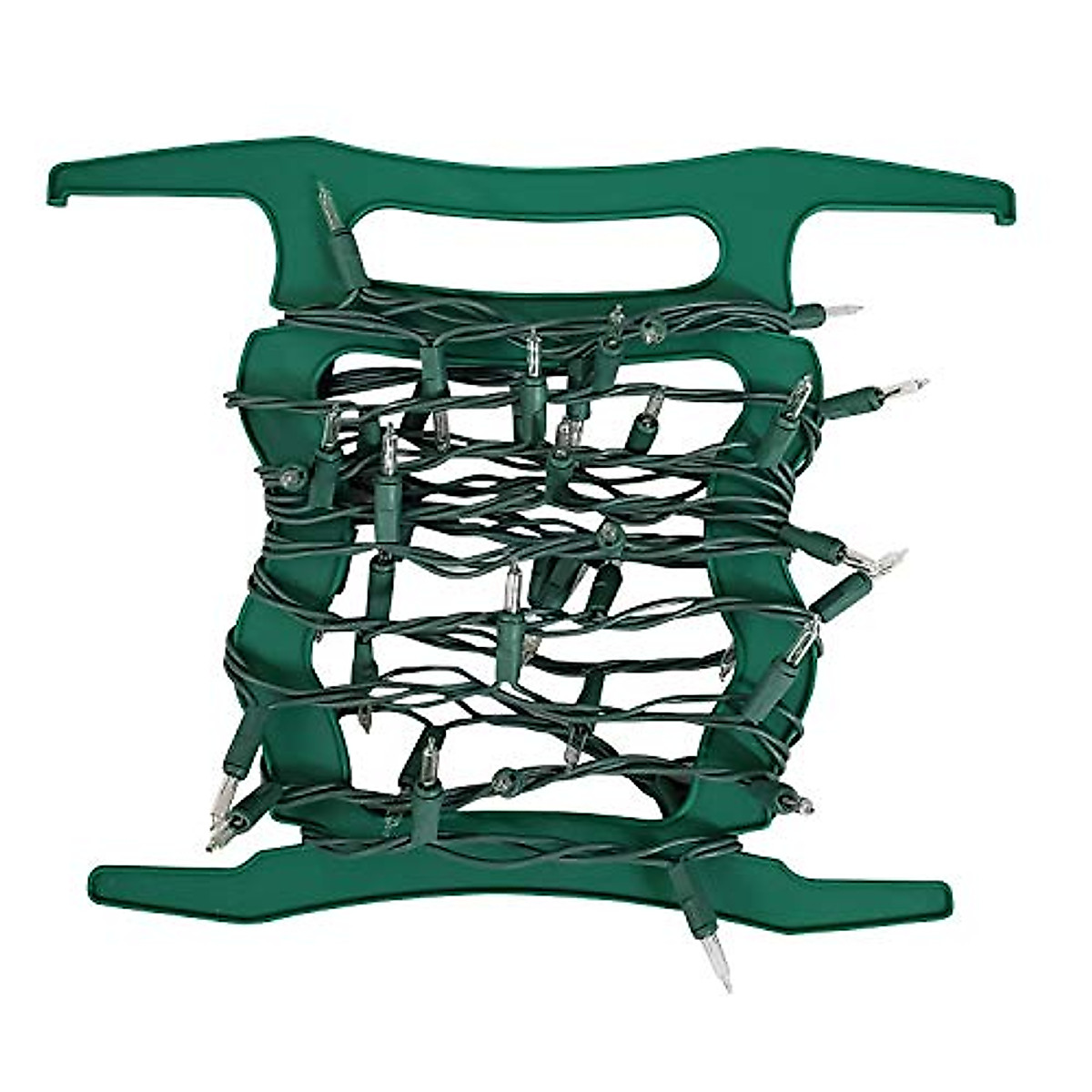 HOMZ 7875RBGLDC.02 Light Organizer Holiday Plastic Storage Container, 2 Pack, Red and Green, 2 Sets