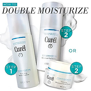 Curel Japan Skin Care Hydrating Water Essence Toner, Water Based Face Moisturizer for Dry Skin, Serum for Face, 5 oz