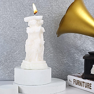 Venus Candles - 3D Goddess Candle, Aesthetic Decor Scented Candle, Greek Roman Mythology Venus Candles for Home, Holiday, Wedding & Party,Dinner Table, Halloween,Christmas