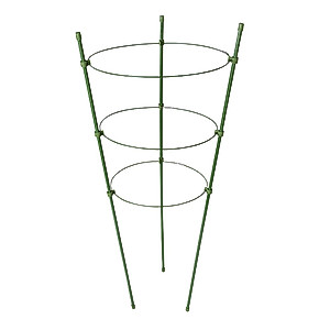Silverline Tools 921382 3-Tier Plant Support, Green