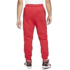 Jordan mens Essential Fleece Jogger, Gym Red 687, Large