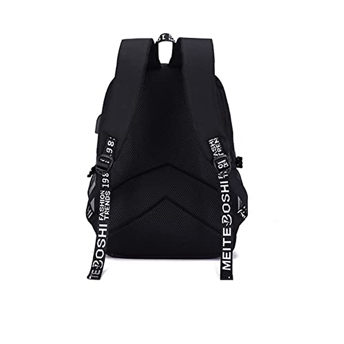 jupkem Stranger Hawkins Middle School AV Club College USB Charging Backpack Laptop Bag Travel Bookbag Over 6 Years Old