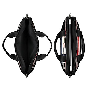 Maori Motifs Laptop Computer Bag Waterproof Shoulder Messenger Bag 13-15 inch Durable Laptop Tote Bag with Shoulder Strap Handle Lightweight Crossbody Briefcase