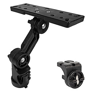 YakAttack Fish Finder Mount Lock N Load System, Large Rectangular - 90° Aluminum Boat Mount