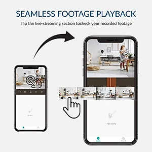 Kami by YI 1080P Indoor Security Camera, IP Home Surveillance System with AI Motion Detection, Activity Zone, Kami & YI Home APP, Compatible with Alexa & Google