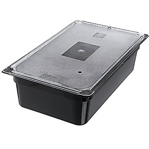 Carlisle FoodService Products 10216U07 StorPlus Full Size Polycarbonate Universal Flat Surface Food Pan Lid, Clear