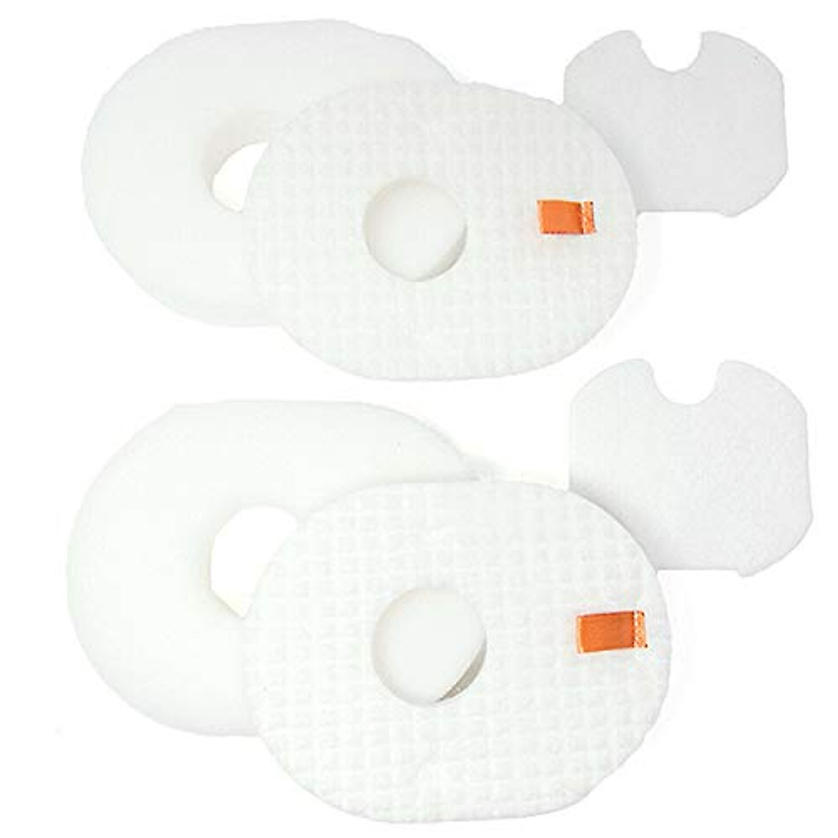 ConPus 2 Allergen 2 Foam 2 Felt Filters Kit Replacement for Shark Rocket Ultra-Light Vacuum HV292, HV300, HV300W, HV301, HV302, HV303, HV305, HV308, HV310, UV450 Part XFFV300