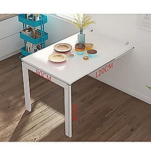 Wall Mounted Table, Fold Out Convertible Desk with A Chalkboard, Multi-Function Computer Writing Floating Desk, for Study, Bedroom or Balcony