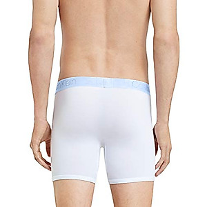 Calvin Klein Men's Ultra Soft Modal Boxer Briefs, White, M