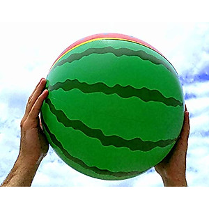 2pc Watermelon Beach Ball 20" Inflatable Ball Vacation Pool Party Beach Fun Games Adult Kids