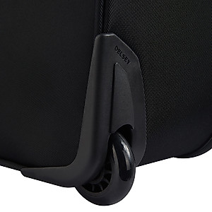 DELSEY PARIS Sky Max 2.0 Softside Expandable Luggage with Two Wheels, Black, Carry-on 21 Inch