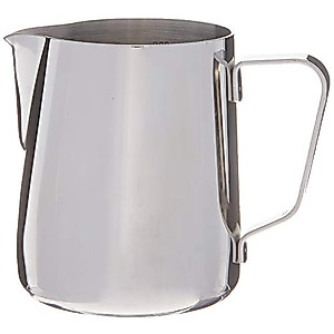 Rhino Coffee Gear 0799439358010 Milk Pitcher, 12 oz, Silver