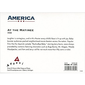 Movie Theater Kids - Avanti America Collection Birthday Card