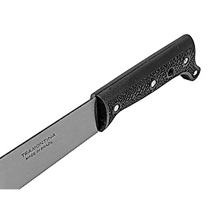 Tramontina 24" Machete with Textured Black Plastic Handle