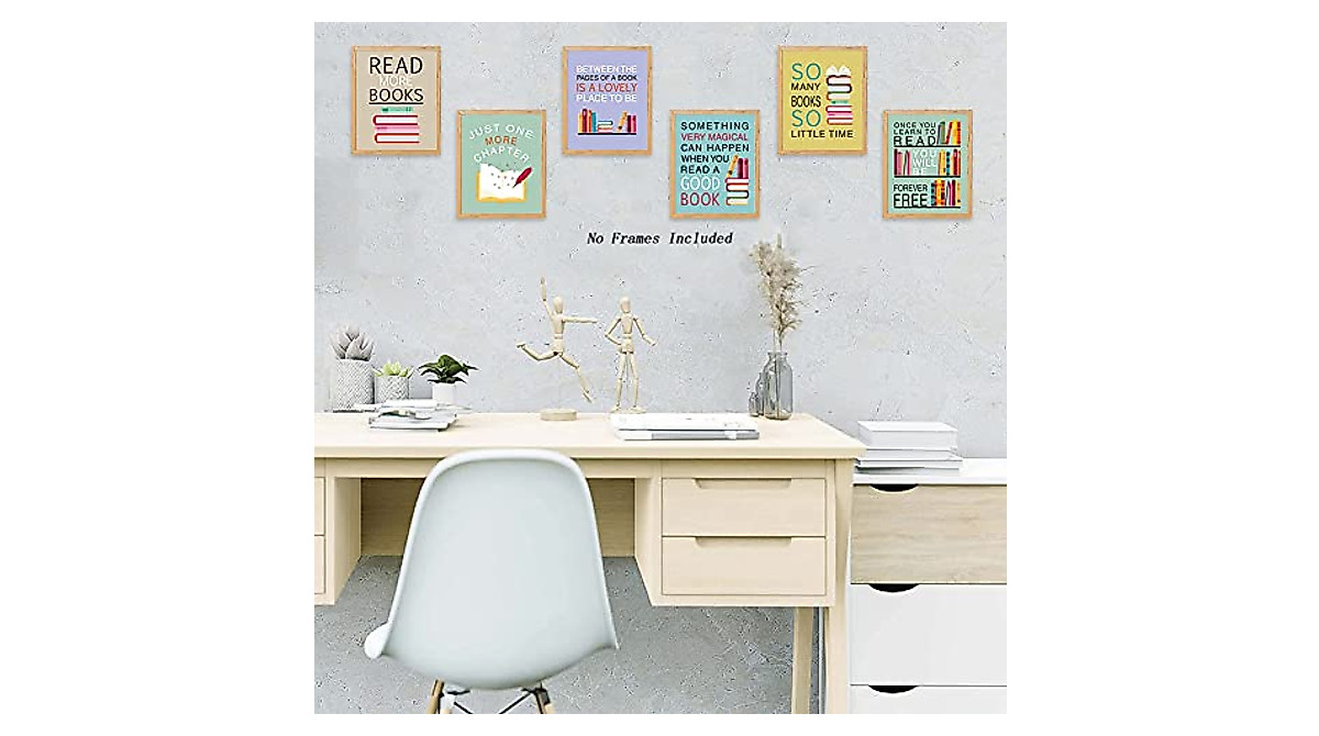 Colorful Watercolor Book Art Posters - Motivational Quotes for ...