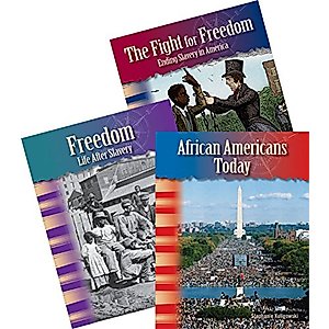 Teacher Created Materials - Primary Source Readers: African American History - 3 Book Set - Grades 4-5 - Guided Reading Level R - T