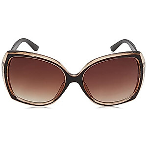 Jessica Simpson Women's J5234 Oversized Retro Butterfly Sunglasses with UV400 Protection - Glamorous Lightweight Sunglasses for Women, 60mm