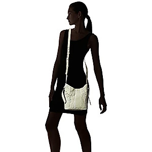 Lucky Brand womens Jeun Crossbody, Marble Blue, Medium US