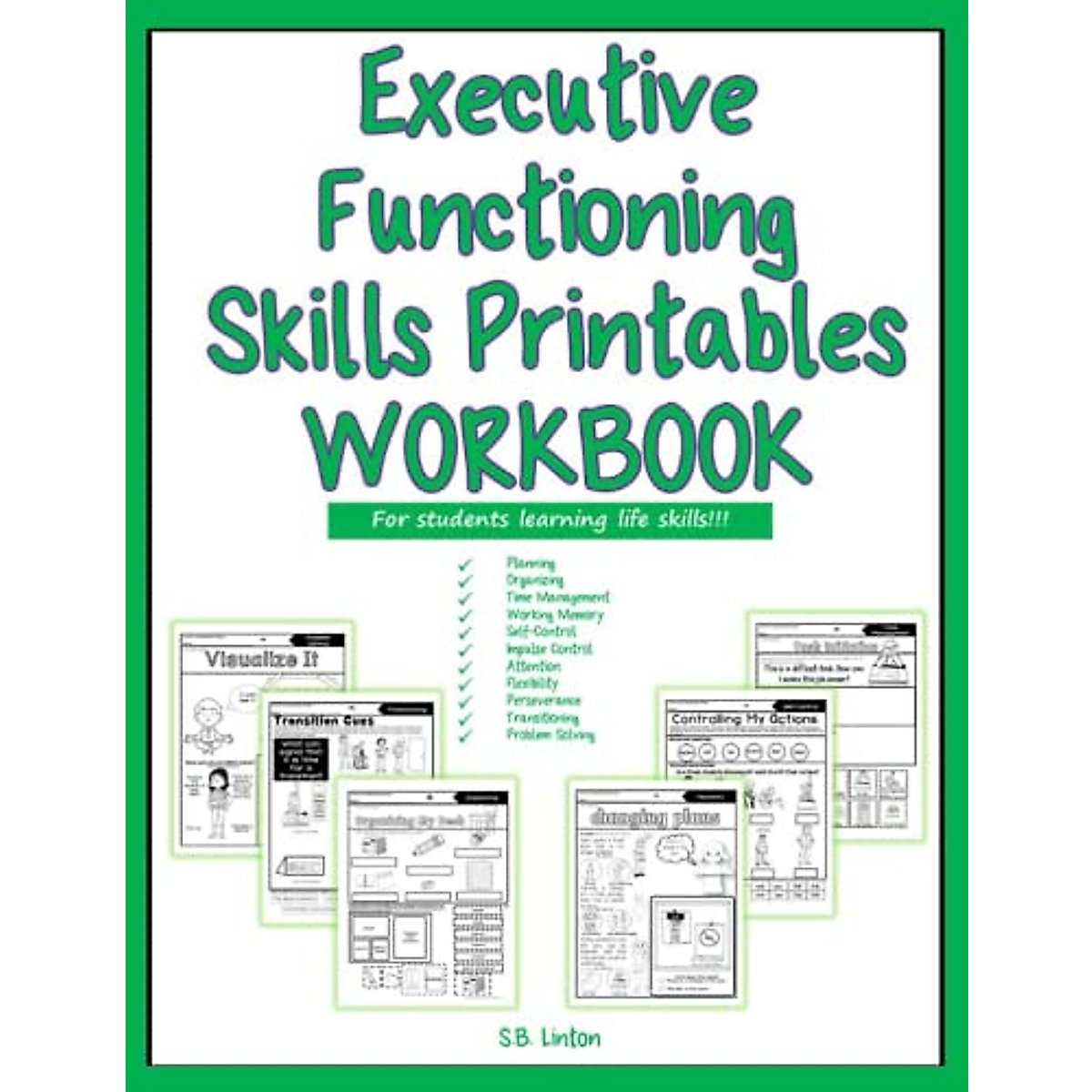 Executive Functioning Skills Printables Workbook: For Students Learning Life Skills