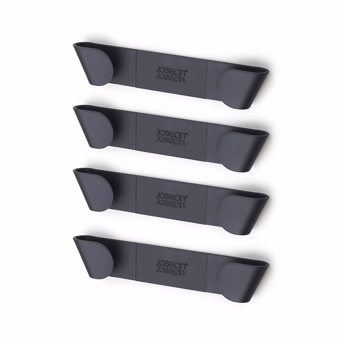 Joseph Joseph - 85149 Joseph Joseph CupboardStore Cabinet Door Pan Lid Organizer, Gray, 4 count (pack of 1)