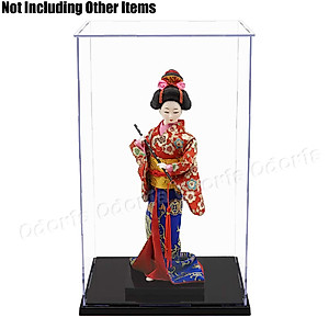 Odoria Clear Acrylic Assembly Required Display Box Case 12.2" High Dustproof Figure Display