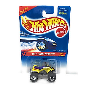 Hot Hubs Series #4 Suzuki Quadracer Yellow Gear Wheels China #311 1:64 Scale