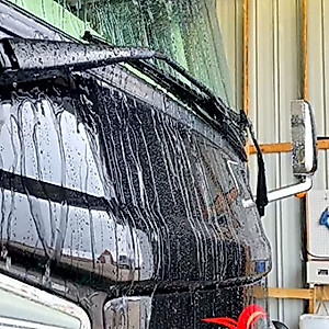 Image Wash Products Wax Replacement (Foam-on/Rinse-Off Coating) with Pressure Washer Foam Cannon for Truck Wash & Car Wash (w/Gallon of Wax Replacement) – Protects Your Car/Truck For Over 30 Days